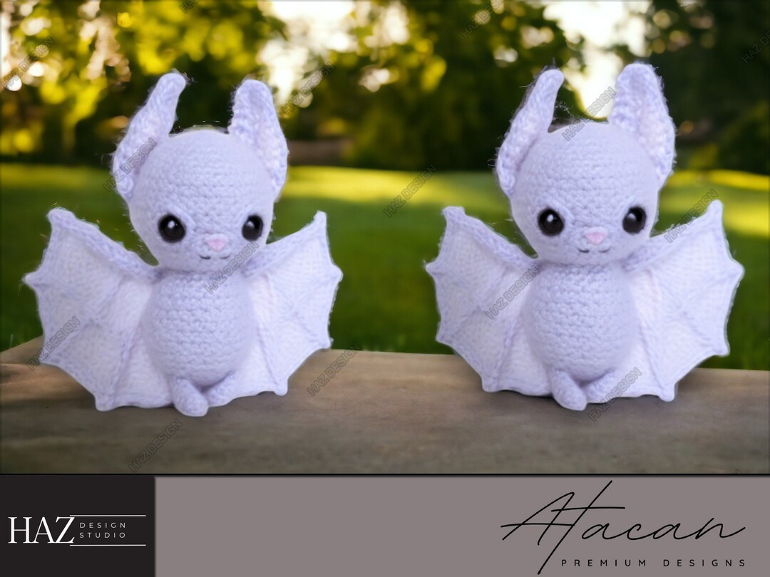 Baby Bat Amigurumi Crochet Pattern Cute Bat PDF Tutorial DIY Crochet ...