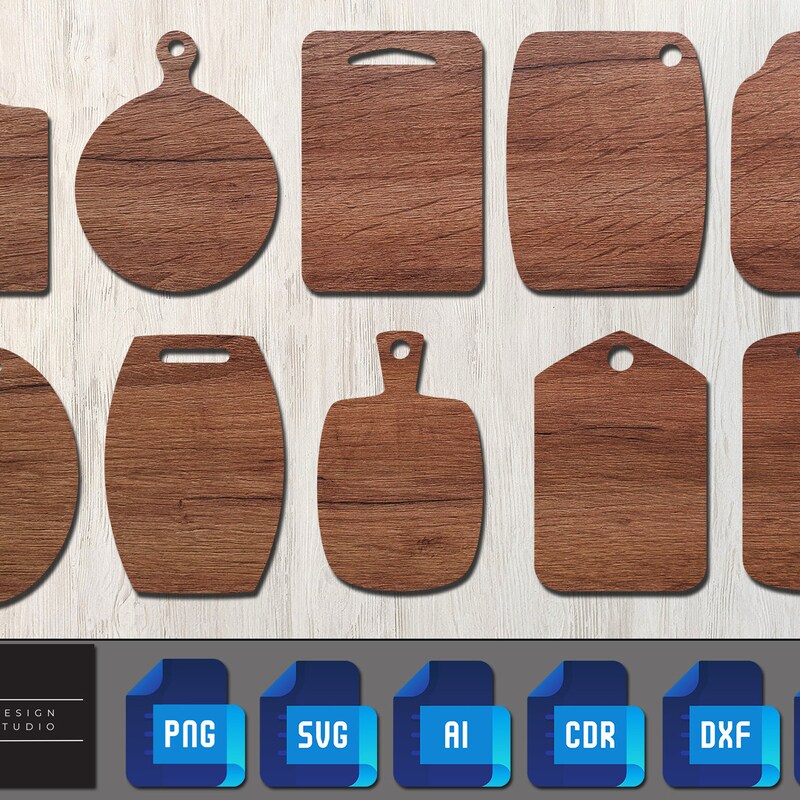 Wooden Cutting Boards Dxf - Etsy