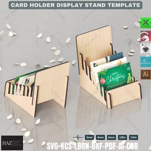 Laser Cut Card Display Stand 2 Sizes,greeting Card Holder,retail ...