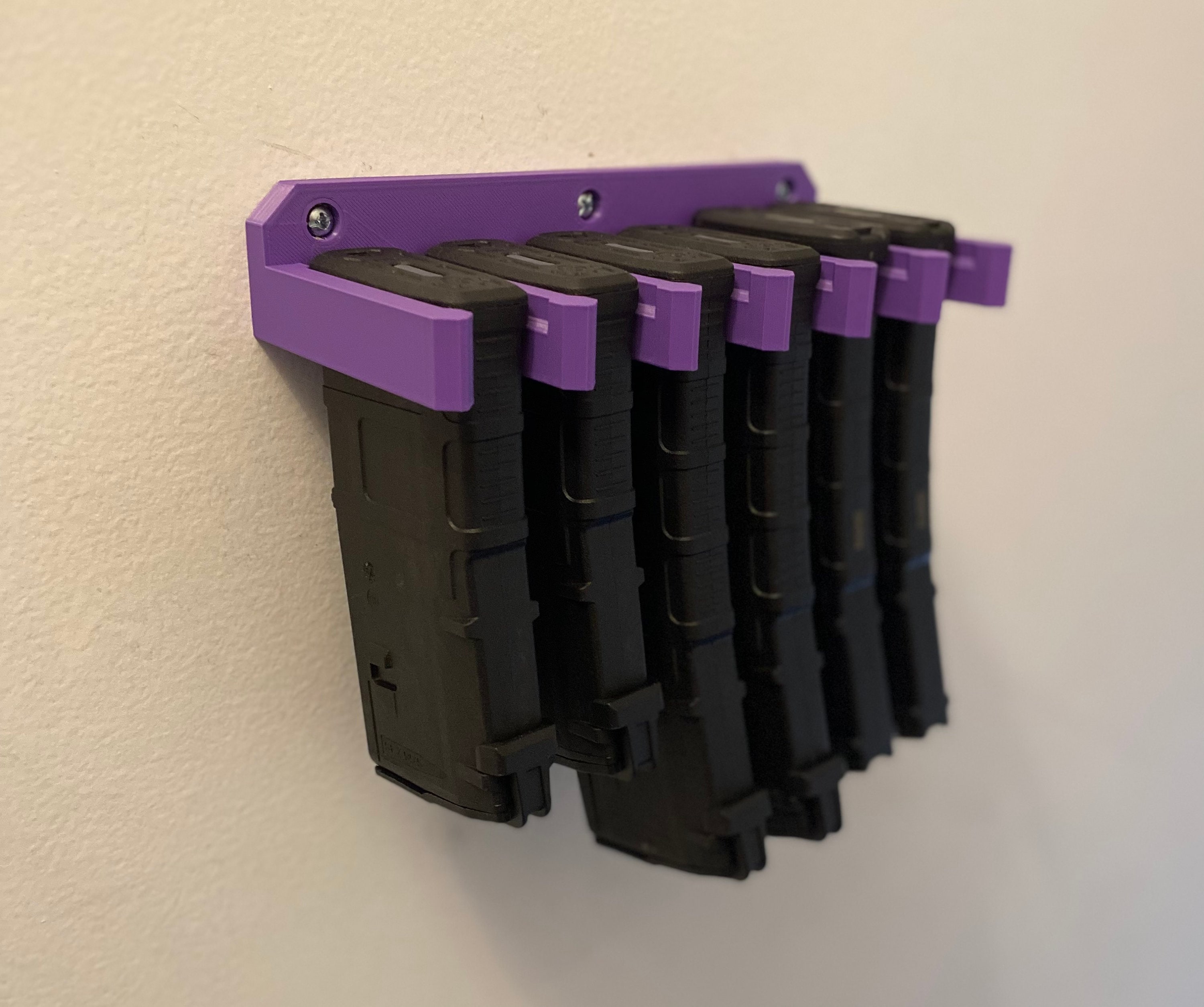 Wall Mount Magazine Holder Pmag 6 Slot - Etsy