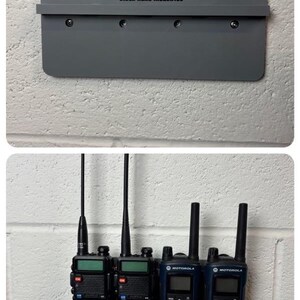 Wall Mount for 4 Radios HAM, Walkie-talkies, 2 Way Radios (baofeng UV ...
