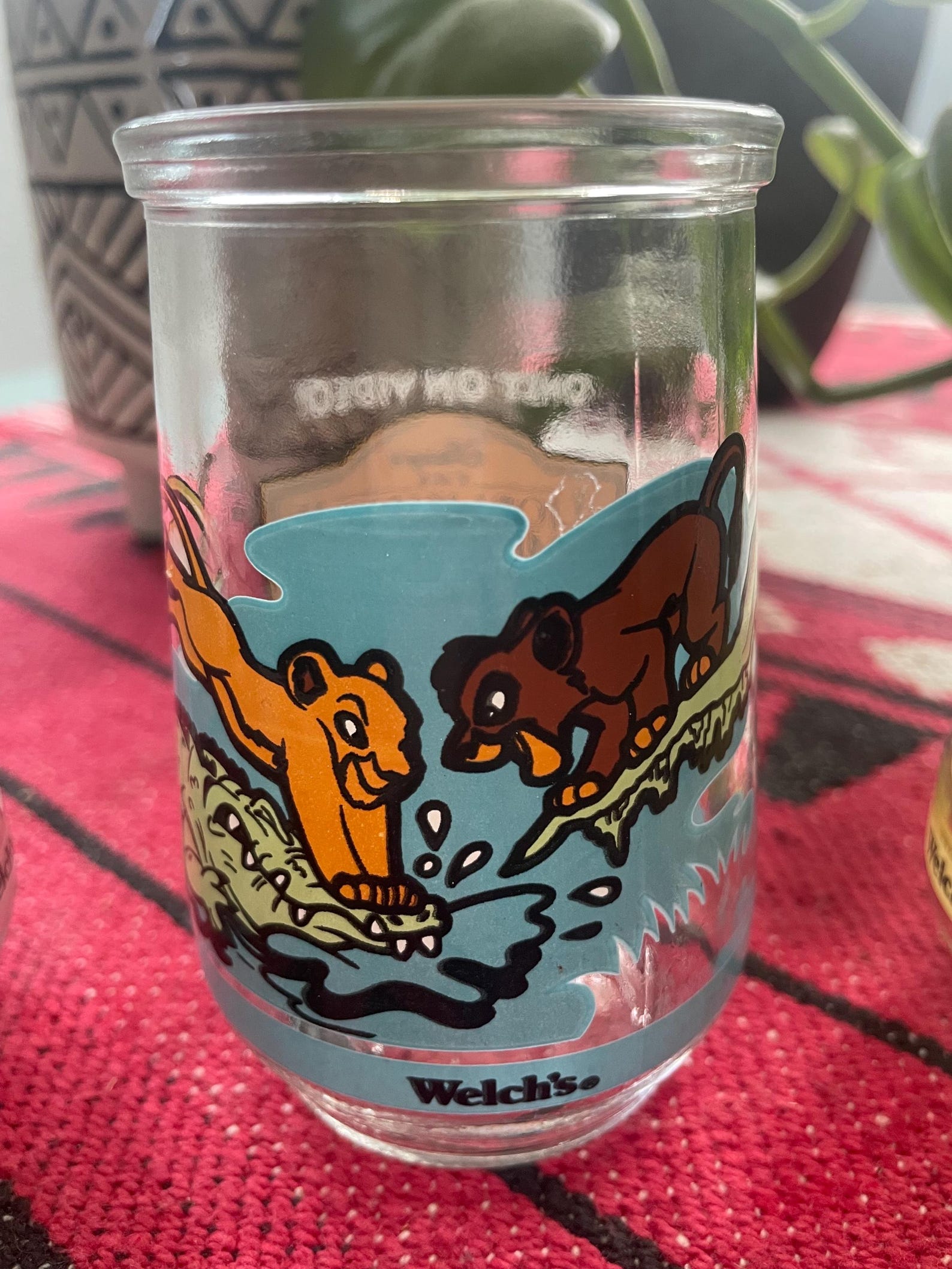 Vintage Collectable Welch’s Jam Jars, Featuring the Lion King ( Set of ...