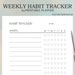 Weekly Habit Tracker, Printable Planner, Daily Habit Tracking, Week ...
