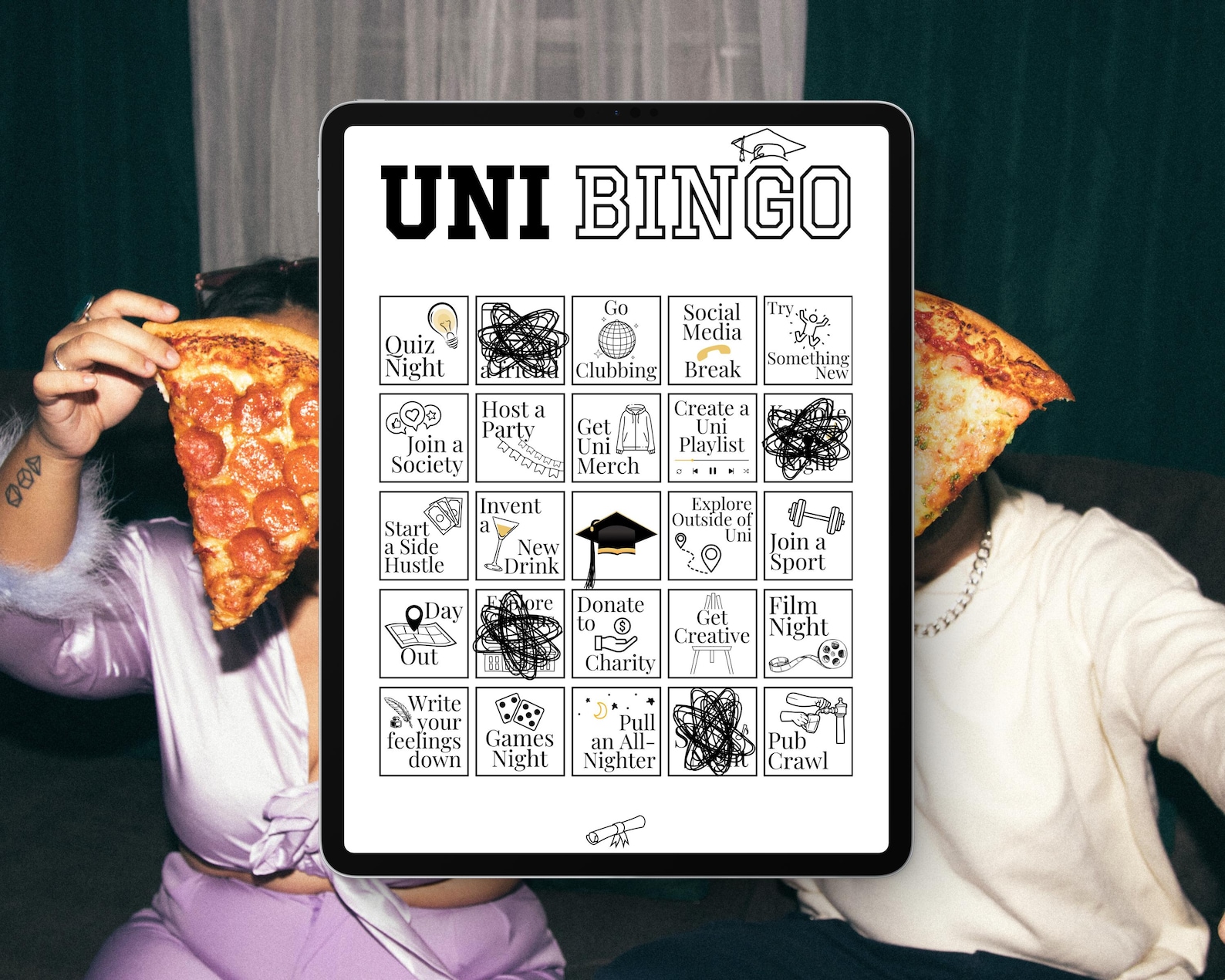 Uni Bingo Card, University Bingo, College Bucket List, University ...