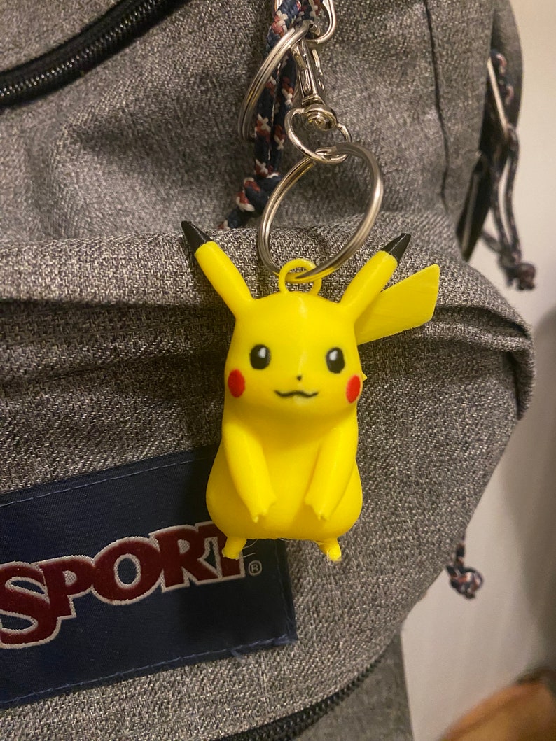 Pikachu Key Chain - Etsy