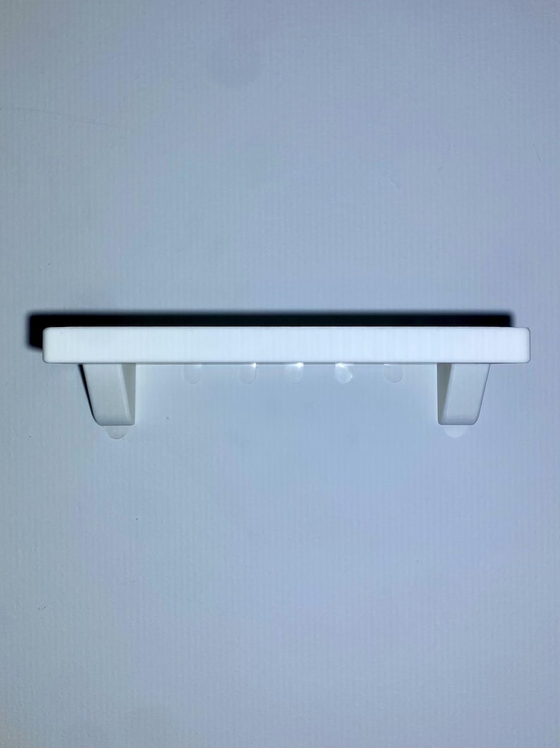 3D Printed Floating Shelf: No-drill Wall Mount, Damage-free Options - Etsy