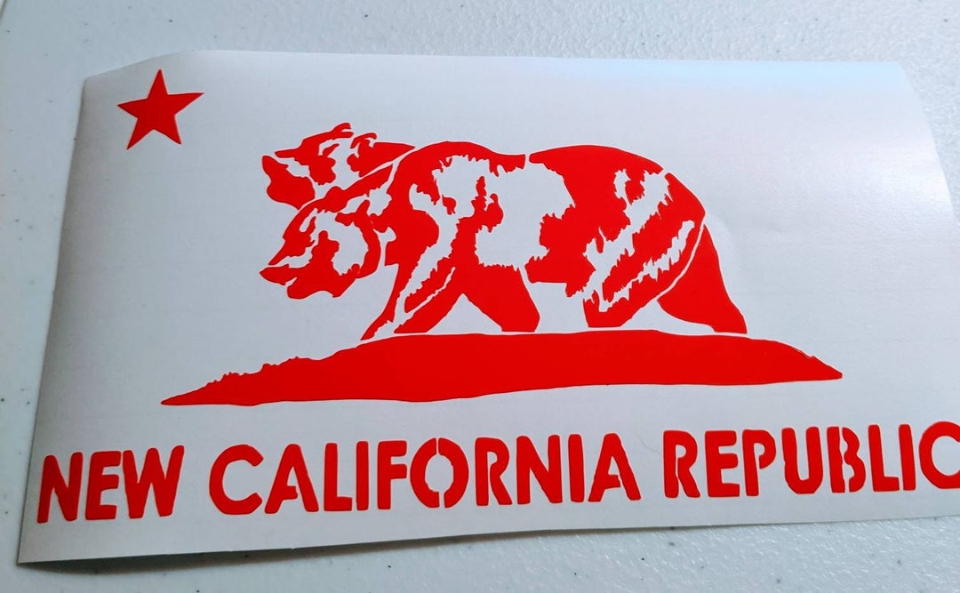 New California Vinyl Decal - Etsy