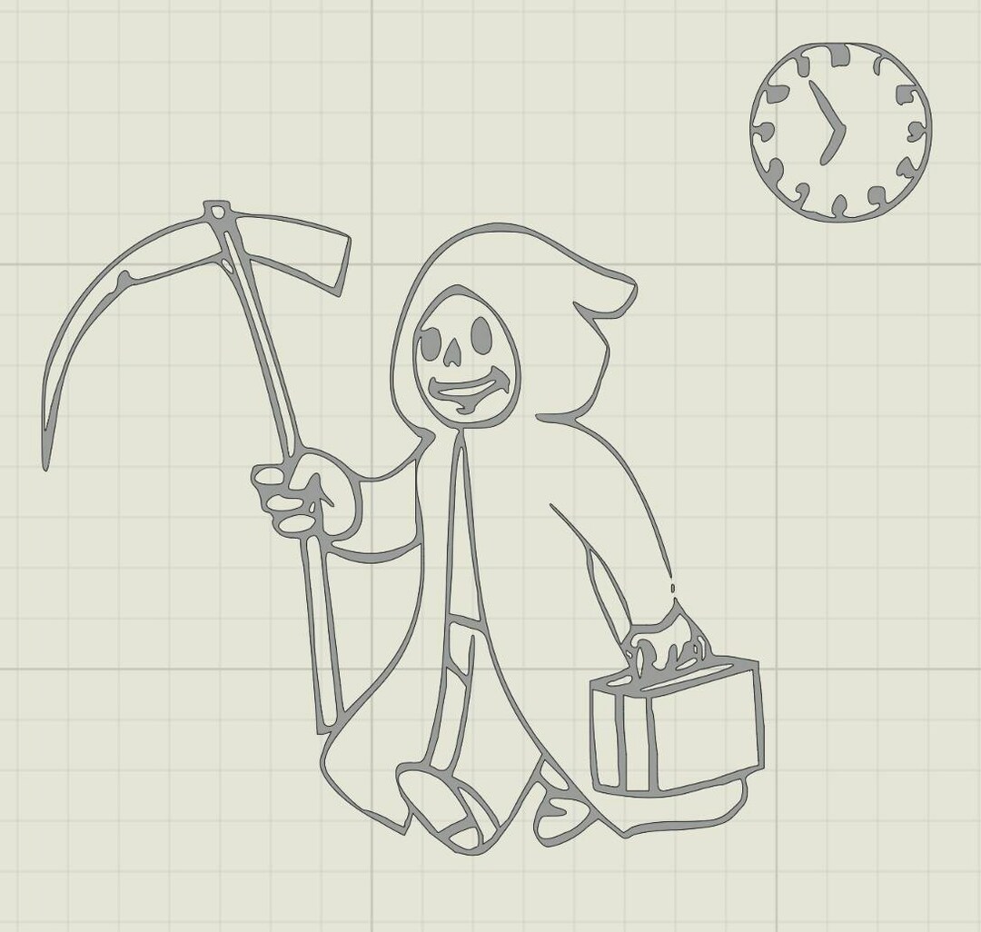 Grim Reaper Fallout Logo Vinyl Decal - Etsy Ireland