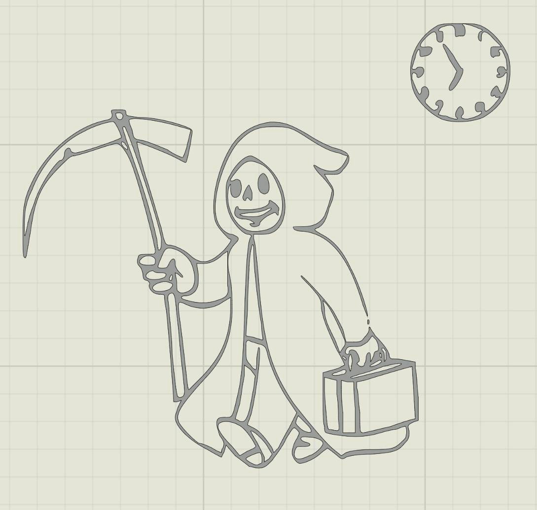 Grim Reaper Fallout Logo Vinyl Decal - Etsy Ireland