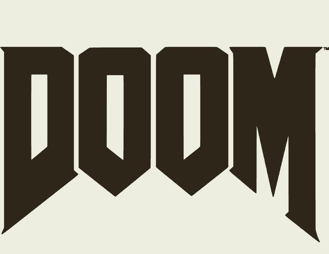 Doom Logo Vinyl Decal - Etsy