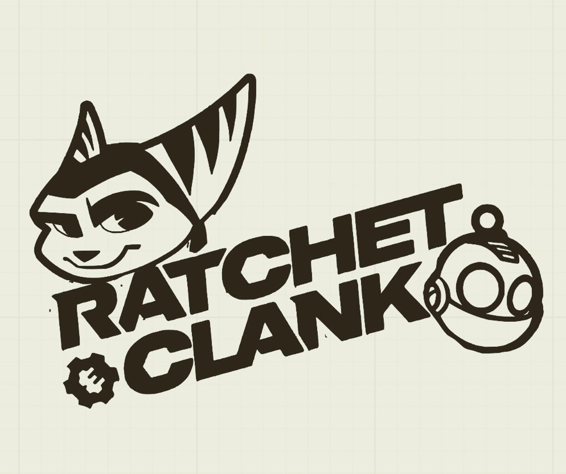 Ratchet and Clank Logo Vinyl Decal - Etsy