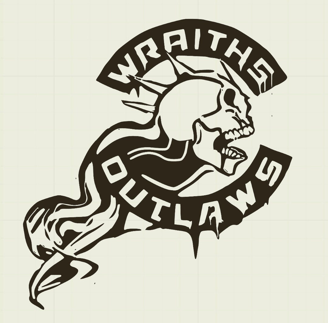 Wraiths Outlaws Logo Cyberpunk Vinyl Decal - Etsy