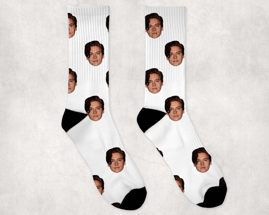 Cole Sprouse Socks | Celebrity Socks Gift Idea | Socks for Big Daddy ...