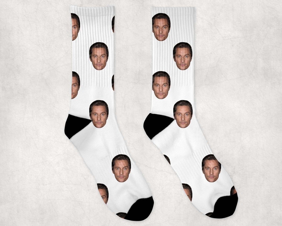 Matthew Mcconaughey Socks | Celebrity Socks Gift Idea | Socks for Lone ...