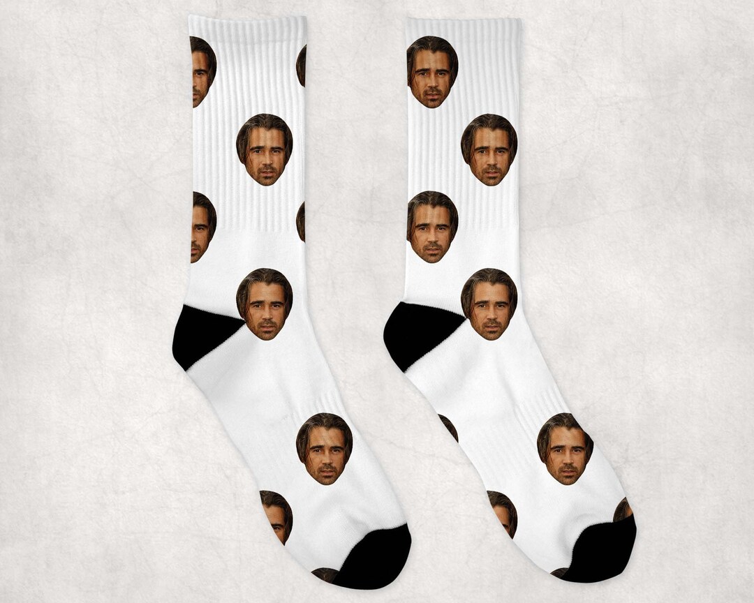 Colin Farrell Socks | Celebrity Socks Gift Idea | Socks for Minority ...