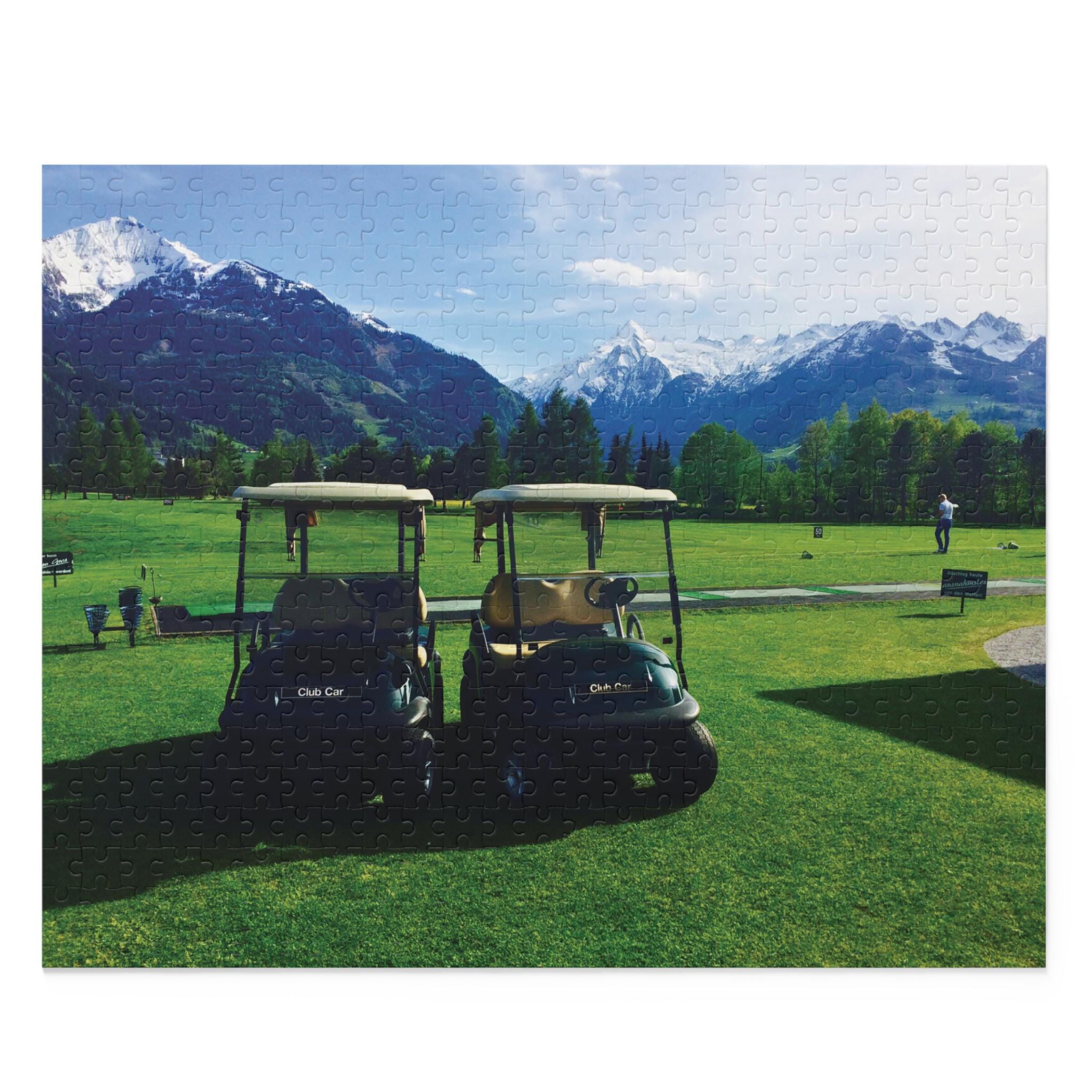 500 Piece Golf Puzzle Mountain Golf Cart Golf Course Puzzle Unique Golf ...