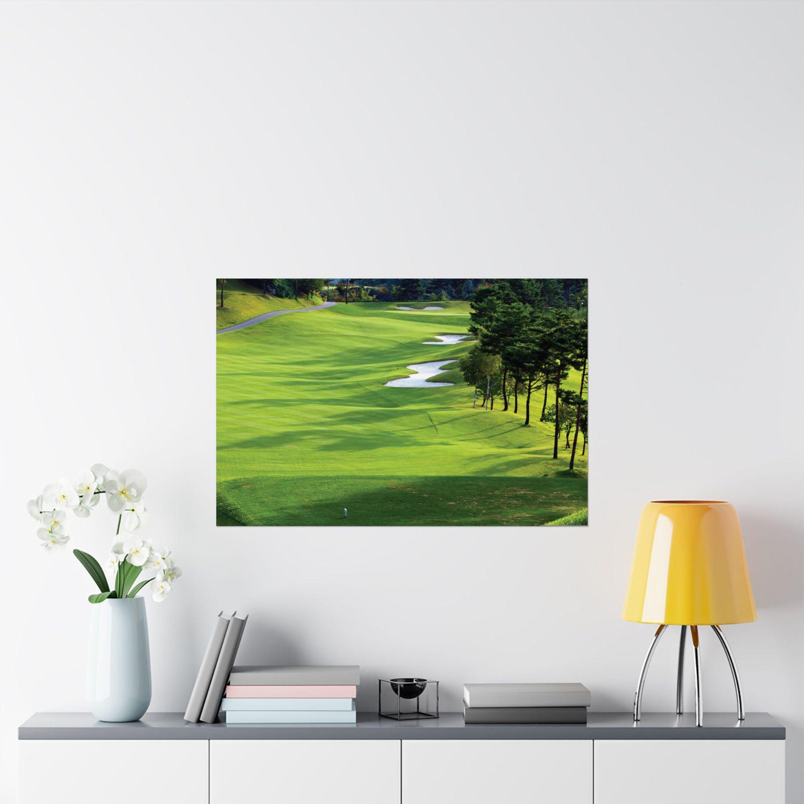 Golf Poster - Fairway View - Golf Wall Art - Golf Gift - Golf Home ...