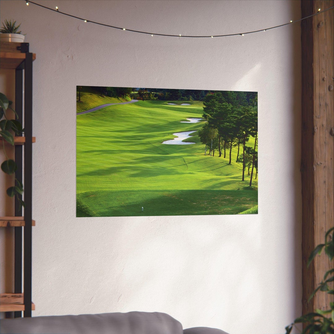 Golf Poster - Fairway View - Golf Wall Art - Golf Gift - Golf Home ...