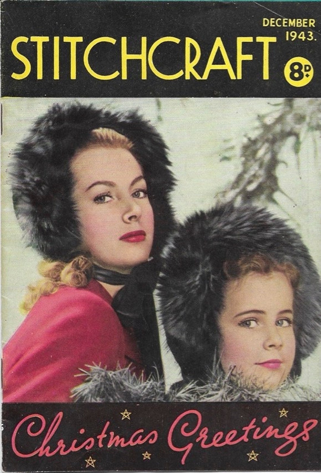 Stitchcraft December 1943 PDF 1940s Knitting Patterns - Etsy