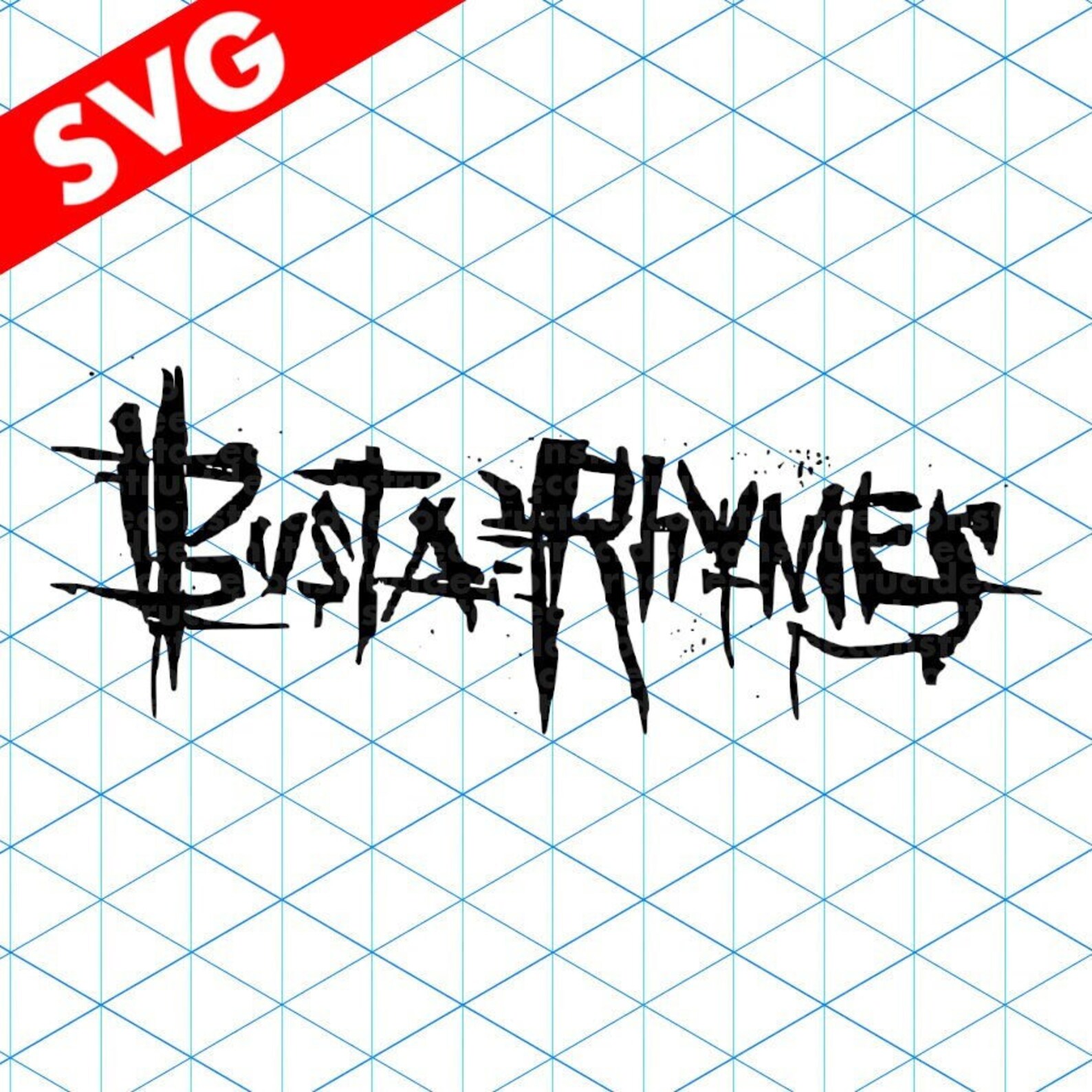 Busta Rhymes Logo SVG Hip Hop Vector Graphic - Etsy