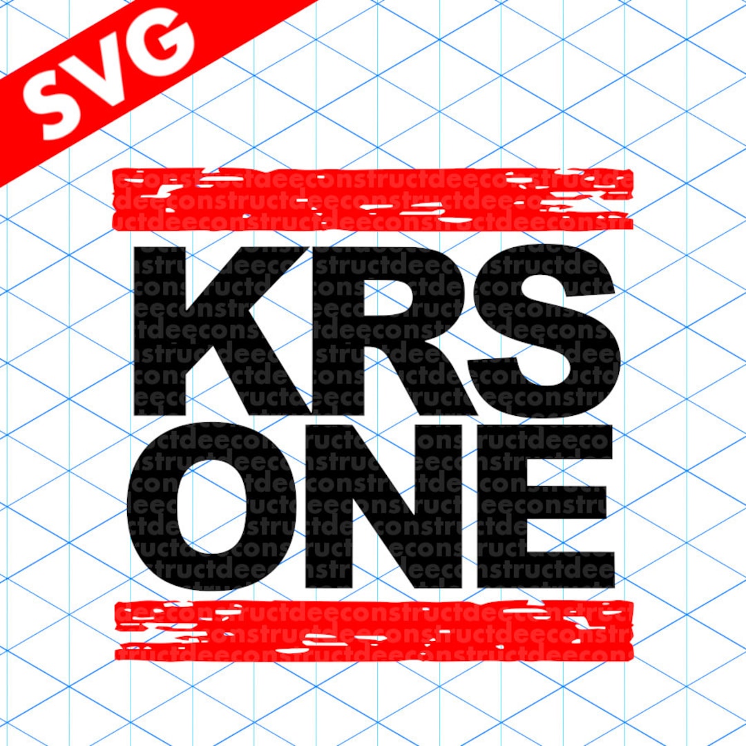 KRS-ONE Logo SVG Hip Hop Vector Graphic - Etsy
