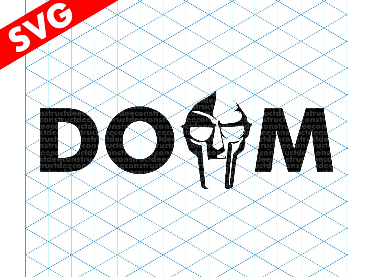 MF DOOM Mask Logo SVG - Etsy