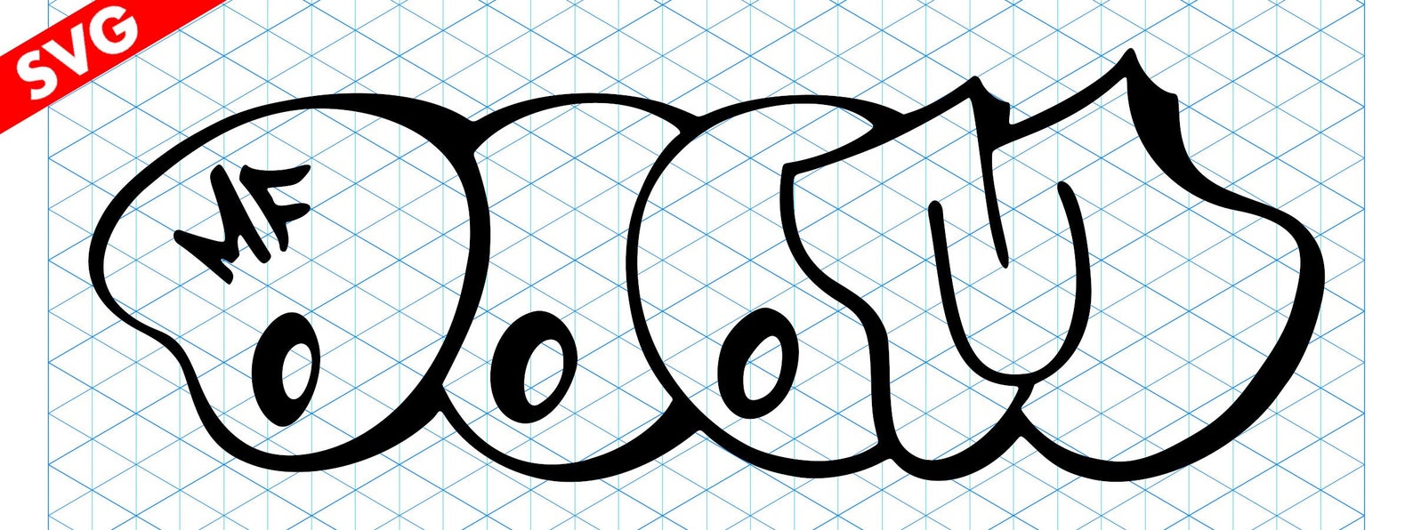 MF DOOM Logo SVG - Etsy