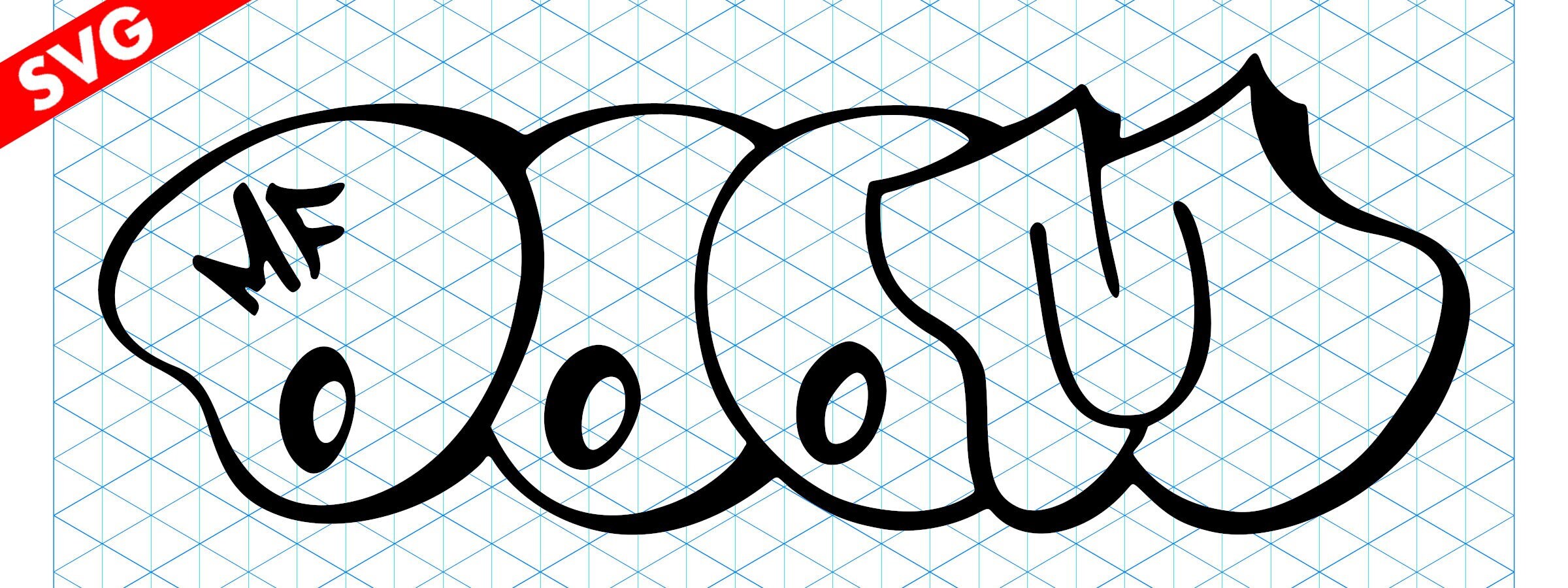 MF DOOM Logo SVG - Etsy