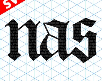 Nas cityscape Logo SVG Hip Hop Vector Graphic - Etsy