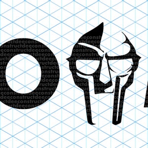 MF DOOM Mask Logo SVG - Etsy UK
