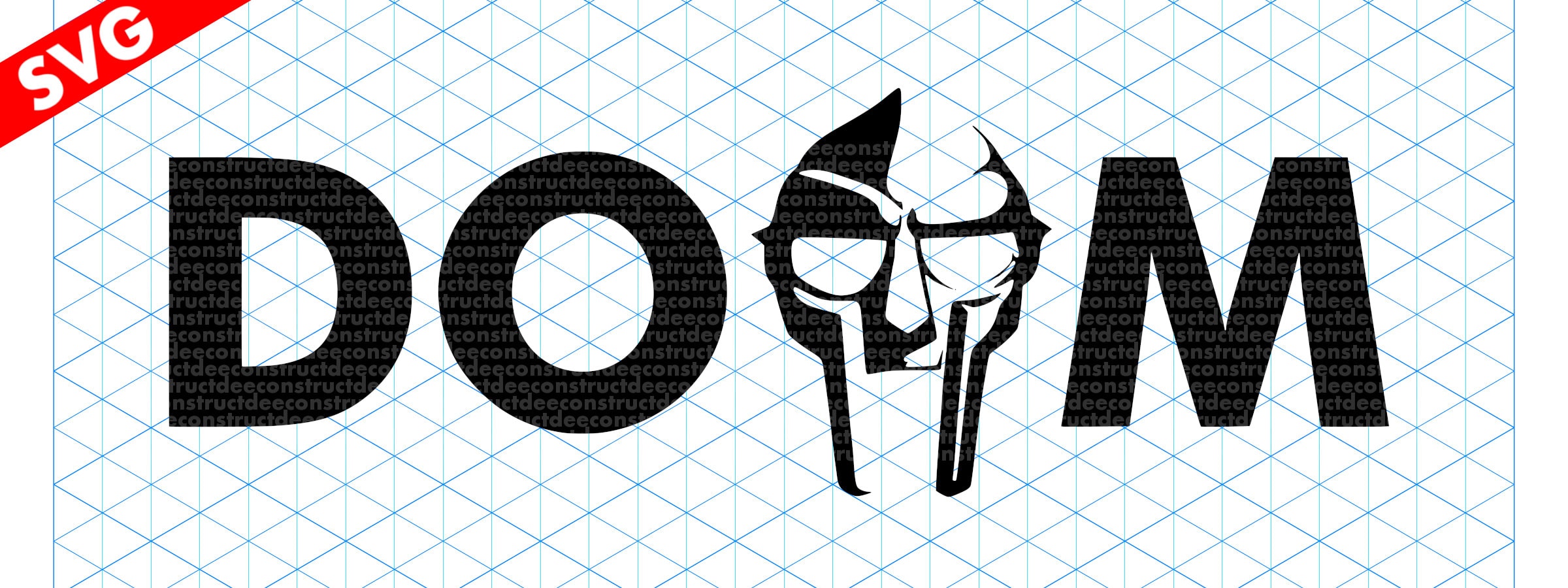 MF DOOM Mask Logo SVG - Etsy