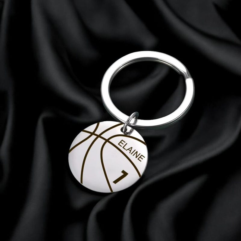 Basketball Keychain - Etsy
