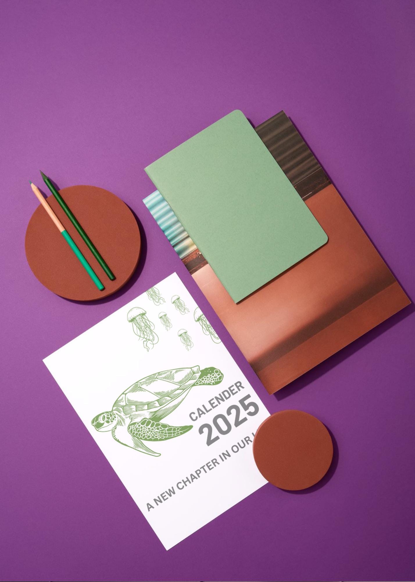 A Splash of Color 2025 Monthly Calendar - Etsy