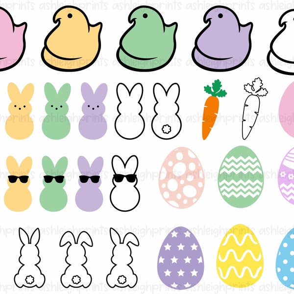 Marshmallow Peeps - Etsy