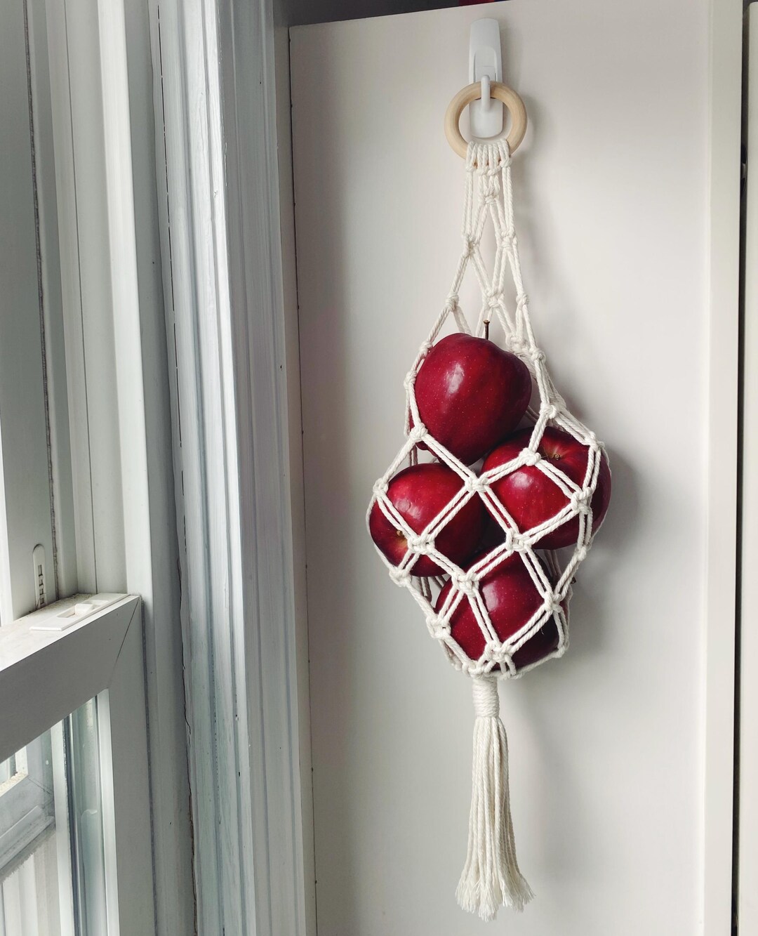 Macrame Produce Hanger/ Macrame Fruit Hanger/ Hanger for Onions ...