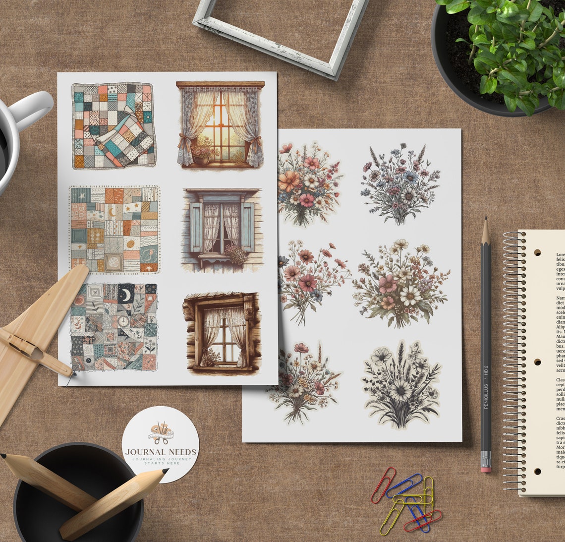 Cottagecore Comfort Collection 15 Sheets of Charming - Etsy