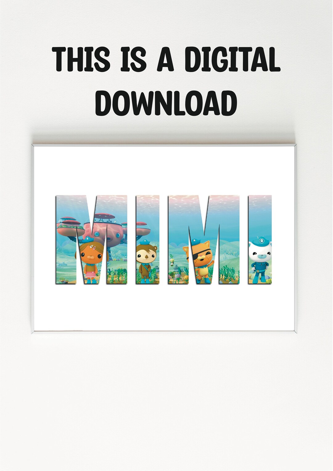 OCTONAUTS Digital Name Print - Etsy