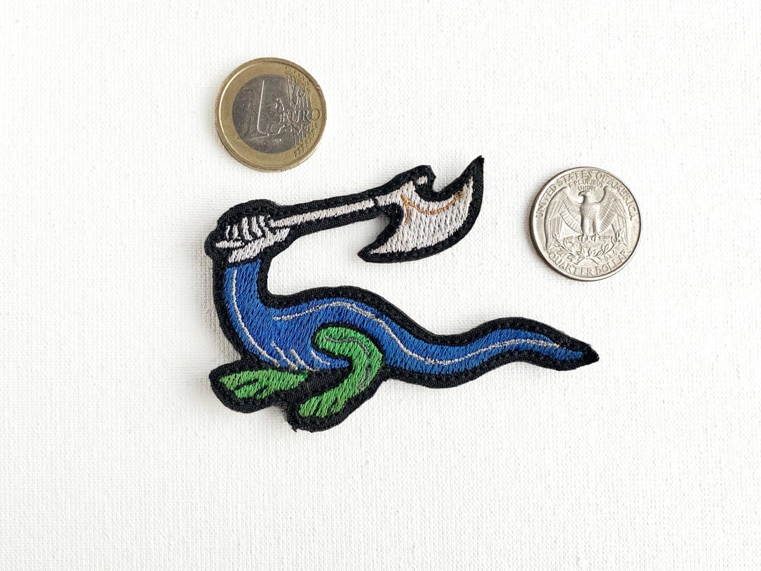 Medieval Creature Embroidered Patch, Medieval Patch, Medieval Creature ...