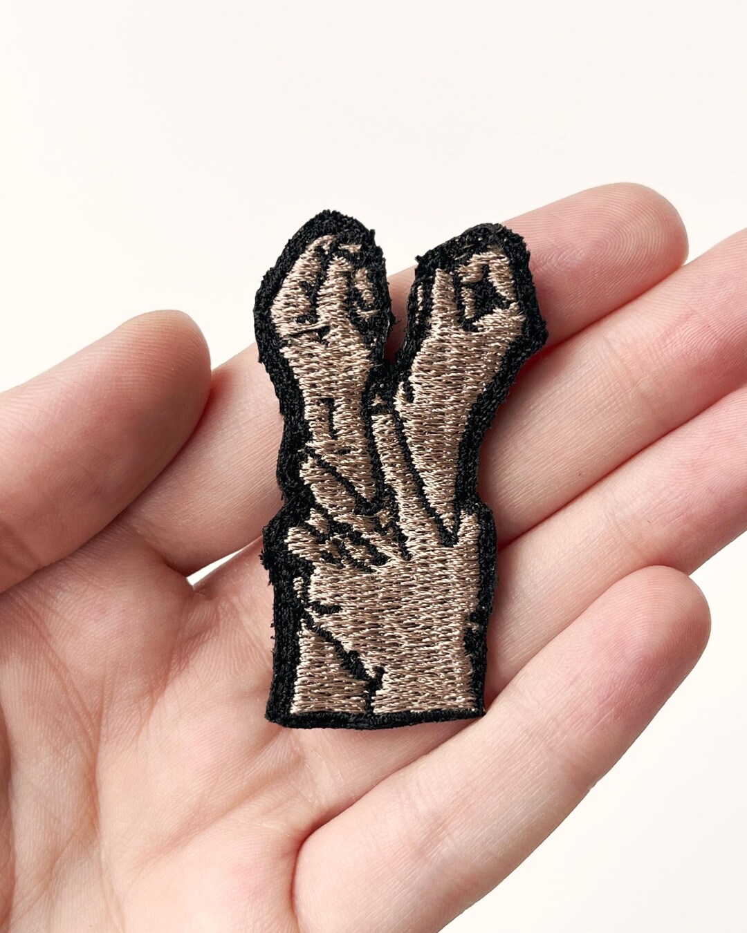 Crossed Hands Kinky Patch, Embroidered Kinky Patch, Adult Patches ...