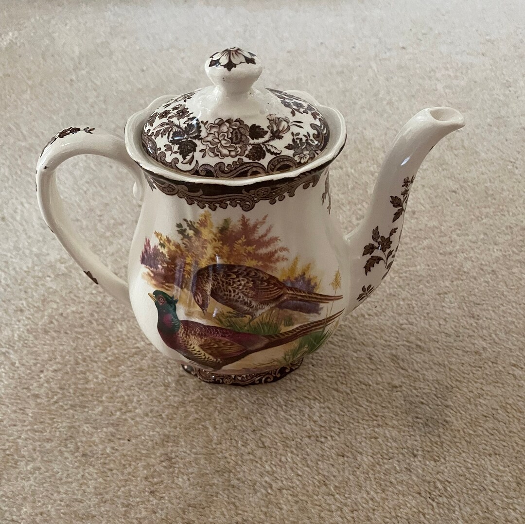 Royal Worcester Palissy Game Series Coffee Jug - Etsy
