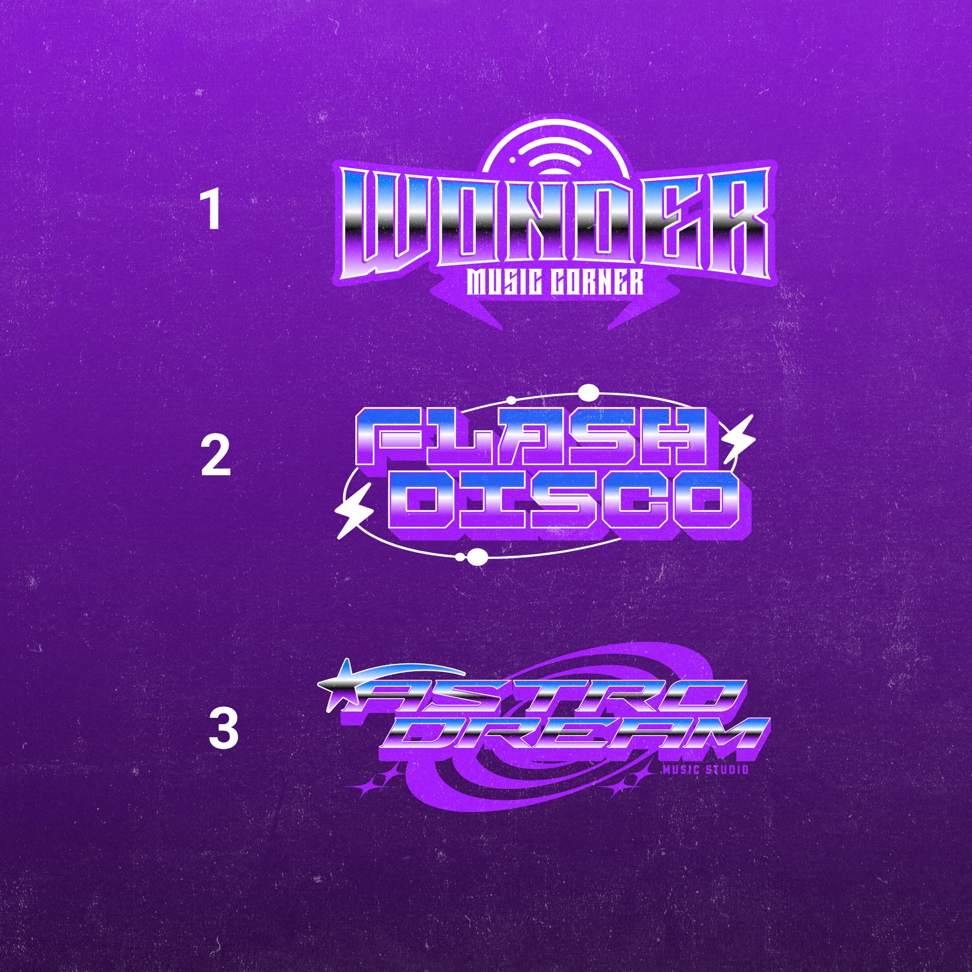 80s Music Logo ,custom Digital - Etsy