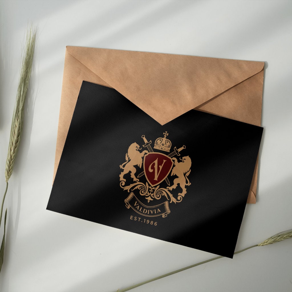 Custom Family Crest Coat of Arms Family Logo - Etsy