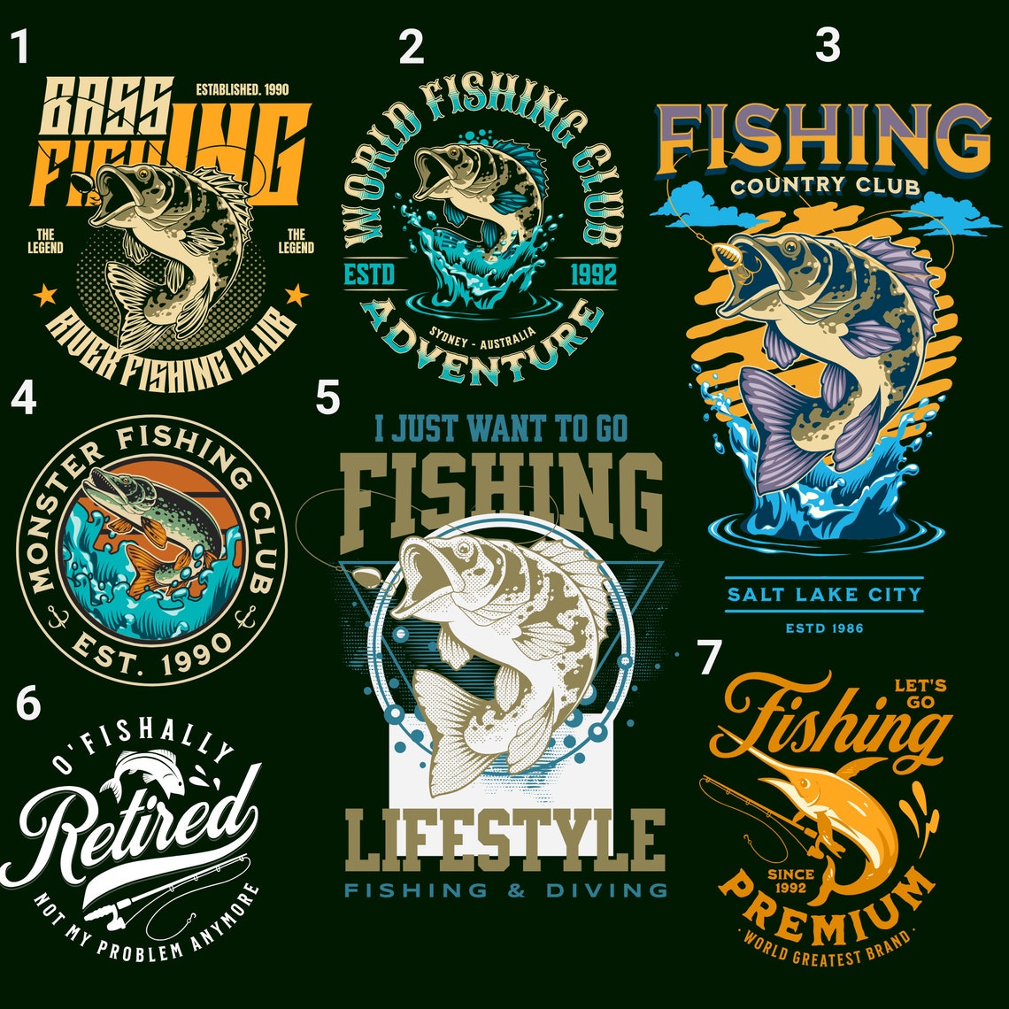 Custom Fishing Logo Design, Personalized Business Logo - Etsy