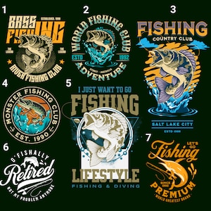 Custom Logo , Fishing Logo - Fish Logo - Etsy