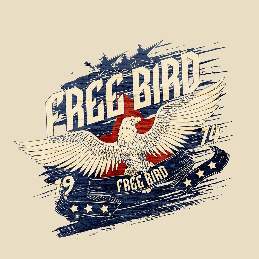 Freebird Eagle PNG, Rock and Roll Sublimation Design (digital Download ...