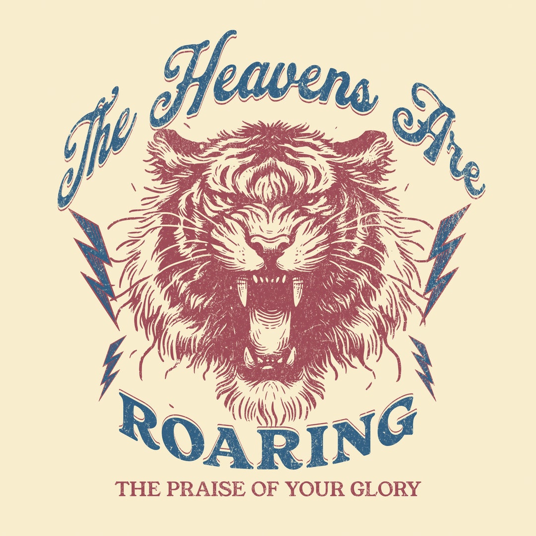 Heavens Are Roaring PNG Christian Sublimation Designs Downloads Jesus ...