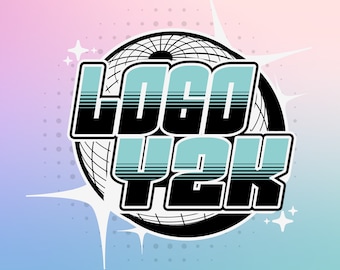 Custom Digital Y2K Logo , FAST DELIVERY - Etsy