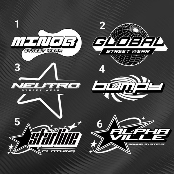 Y2k Logo Brand - Etsy