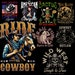 Western Cowboy PNG Bundle | T-shirt Print Design (digital Download) - Etsy