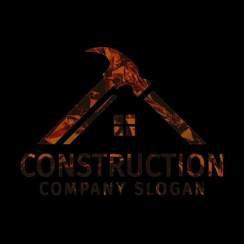 Custom Construction Logo | Construction Logo Design | Hammer Logo ...